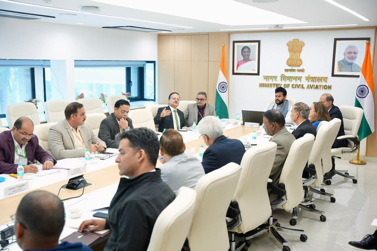 Hon'ble Minister of Civil Aviation Sh. Ram Mohan Naidu undertook a ...